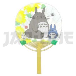 Totoro Japanese Bamboo Fan Preco