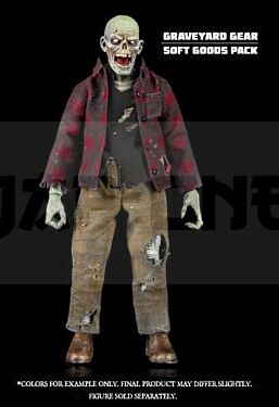 Graveyard Series Zone Accessoires Pour Figures Worker Zombie Soft Goods ...