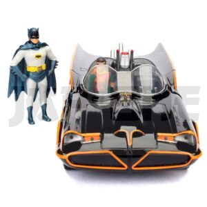 Dc Comics - Batman 1966 Batmobile + Figure Metal Die-Cast - 1:24