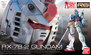 GUNDAM - Model Kit - Real Grade - RX-78-2 Gundam - 13 CM