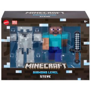 Minecraft Diamond Level Steve Figure 14Cm