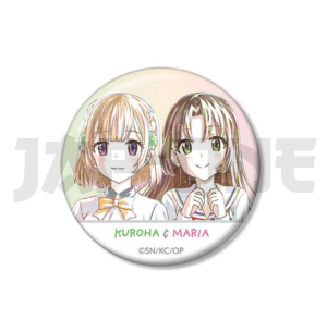 badge-osamake-romcom-shida-kuroha-and-momosaka-maria-