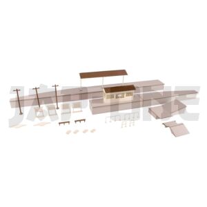 Original Illustration Town Corner Accessory Series Paper Model Kit 1/80 ...