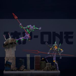 Evangelion: 3.0+1.0 Thrice Upon A Time Figure Pvc Scene Scape Diorama ...