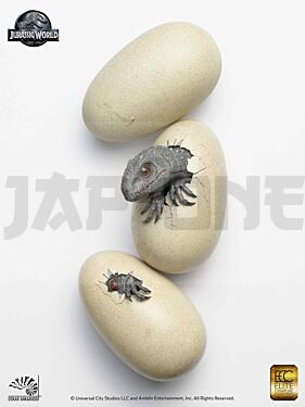 Jurassic World Set 3 Figures 1/2 Hatching Indominus Rex 13 Cm