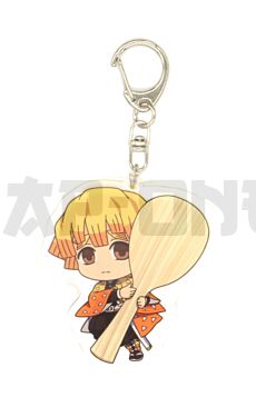 Acrylic Crystal Keychain - Demon Slayer - Zenitsu Agatsuma (ver.2)